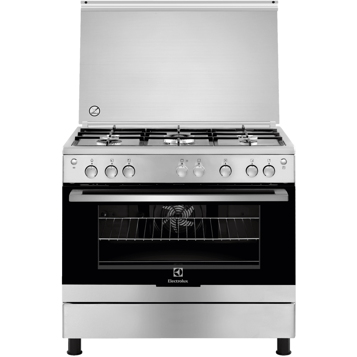 90cm gas range cooker with electric oven EKK925A0OX | Electrolux Arabia