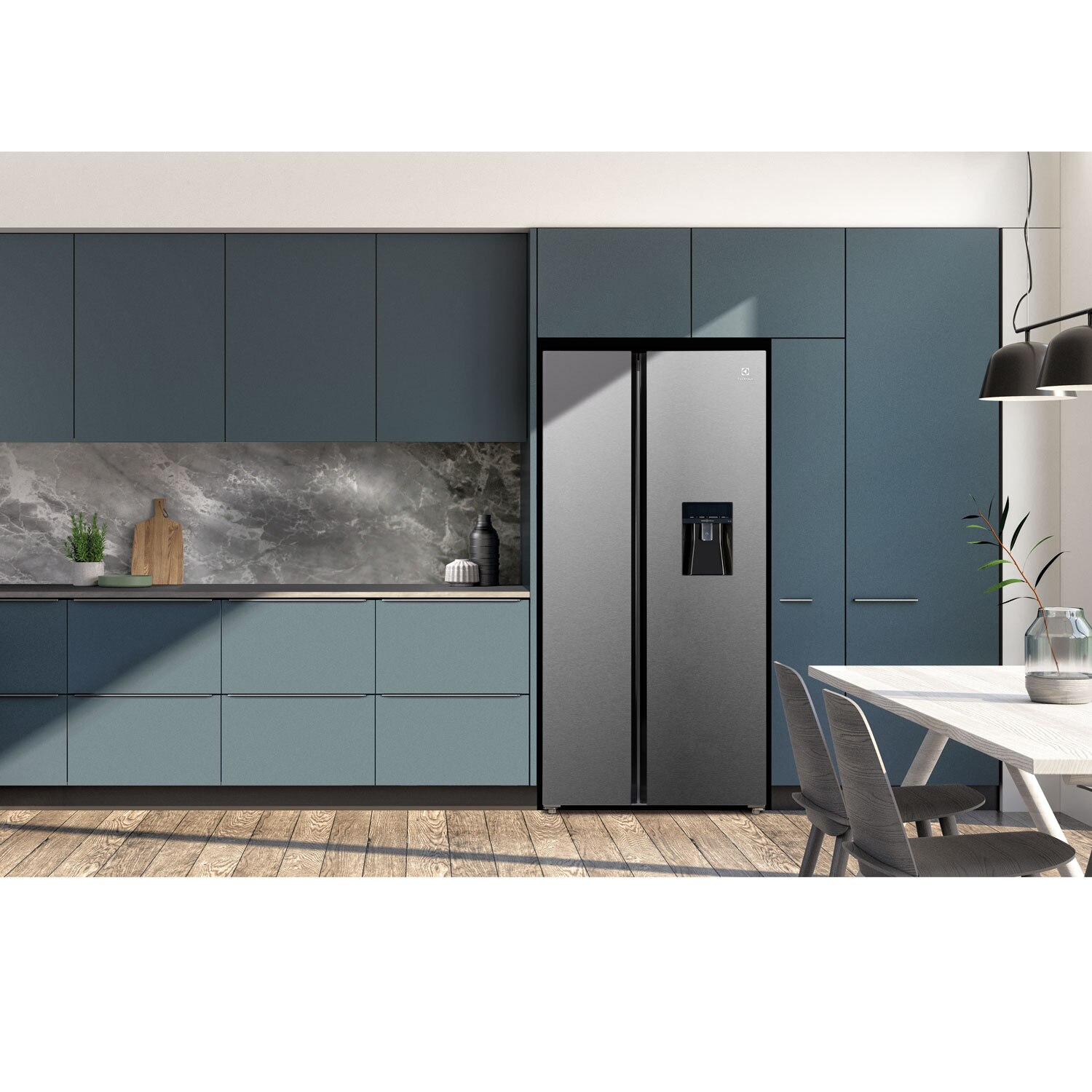 500L Side by Side Refrigerator ESE5441A-A | Electrolux Arabia