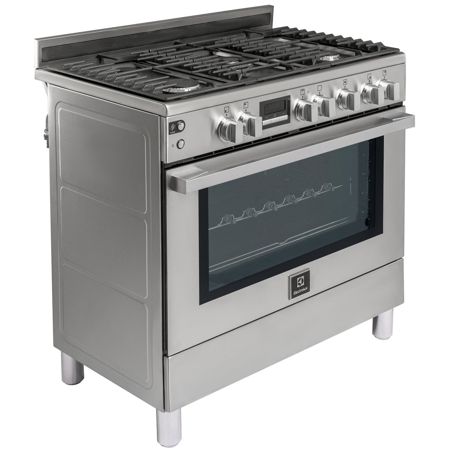90cm gas range cooker with gas oven EKG9241Z7X | Electrolux Arabia