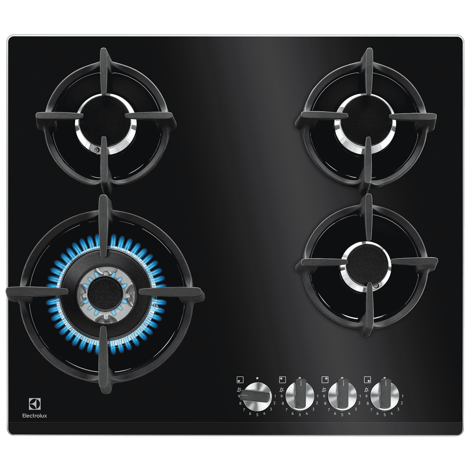 4-Burner Gas Stove KGG64376K Built-in Design | Electrolux Arabia