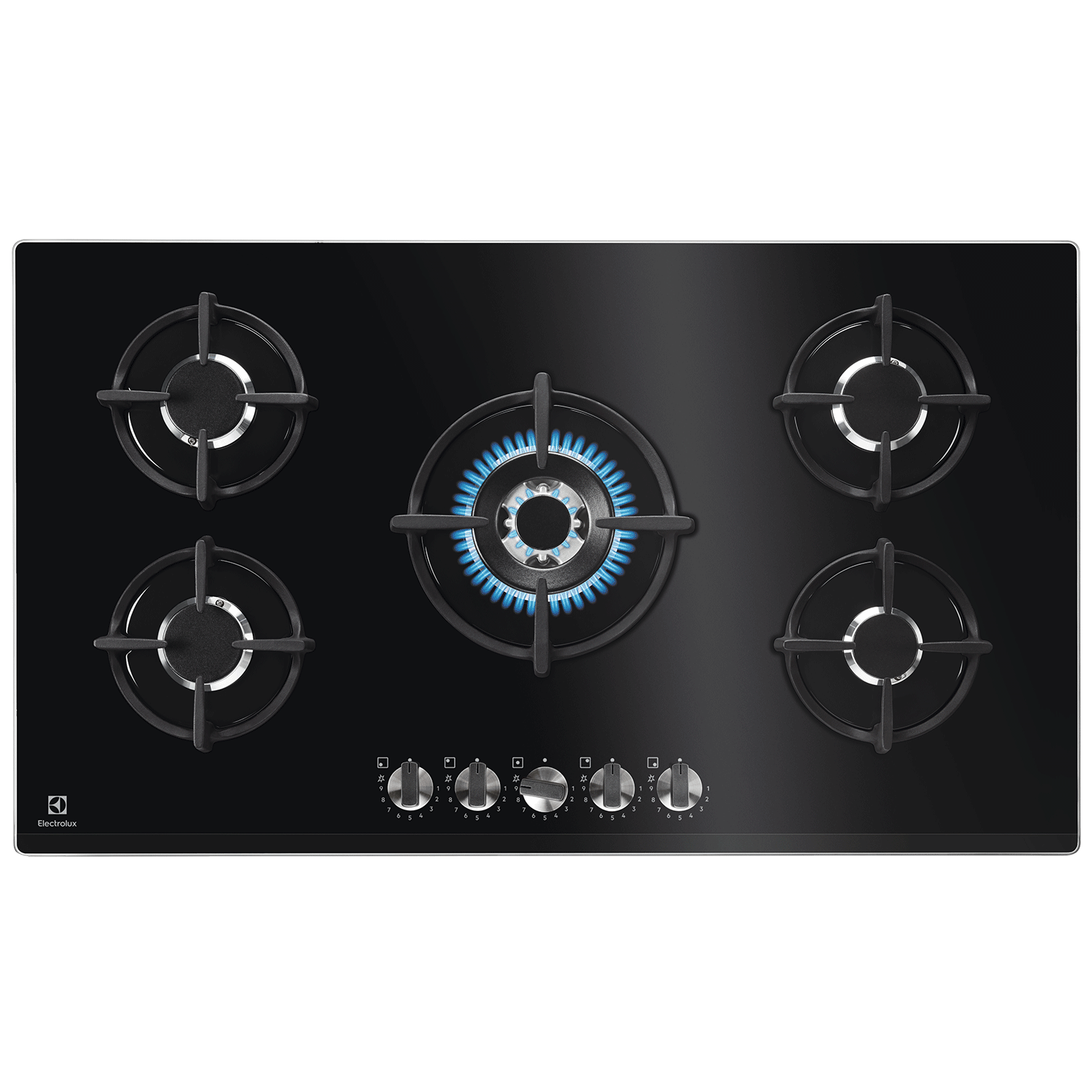 5-Burner Gas Stove KGG95376K Built-in Design | Electrolux Arabia