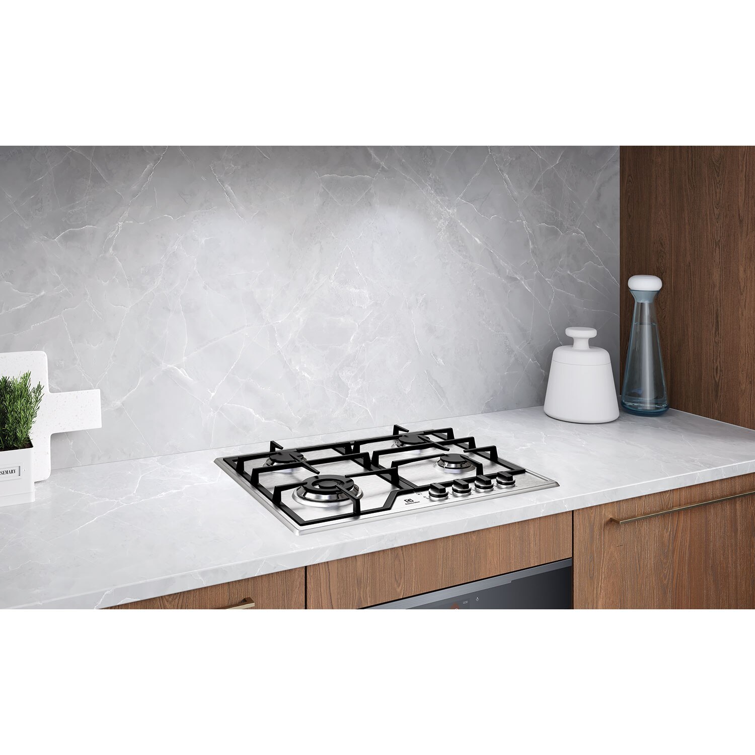 60cm UltimateTaste 500 built-in gas hob with 4 cooking zones - KGS6436X