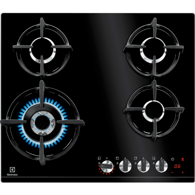 60cm built-in gas hob - 4 burners - KGG64375K | Electrolux Arabia