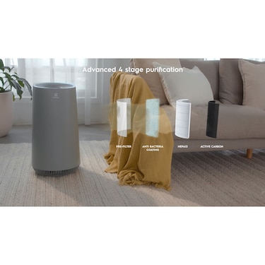 HEPA filter air purifier Flow A4 FA41-402GY | Electrolux Arabia