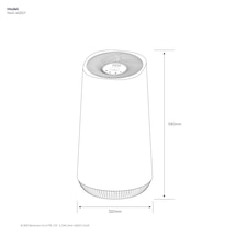 HEPA filter air purifier Flow A4 FA41-402GY | Electrolux Arabia